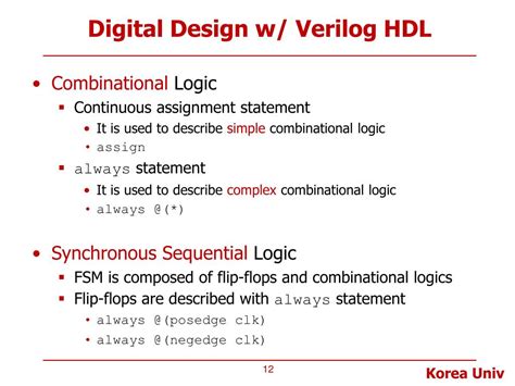 Ppt Lecture 5 Verilog Hdl 1 Powerpoint Presentation Free Download