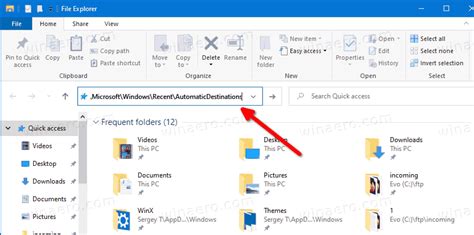 How To Backup Quick Access Folders In Windows 10