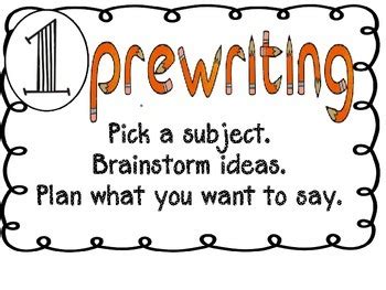 Writer S Workshop Creating A Writing Process Chart By Doris Babe