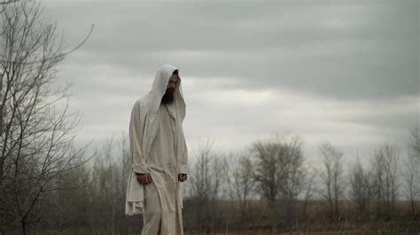 Bible Prophet In Wilderness Jesus Elijah Moses Noah 14409114 Stock