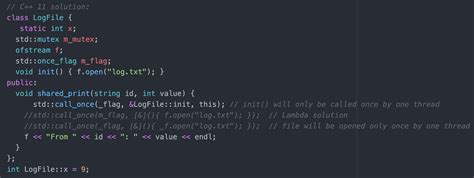 C Concurrency Unique lock and lazy initialisation Tôi lang thang