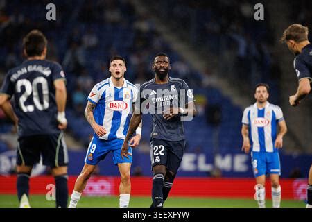 Roberto Fernandez Of Rcd Espanyol During The La Liga Ea Sports Match