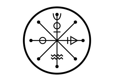The Wheel Of Fotune Tarot Symbol Worldwide Ancient Sign The Cycle Of