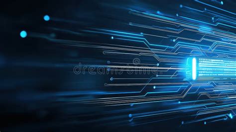 Dynamic Blue Abstract Background Lines Dots And Modern Design For Tech Business Creative