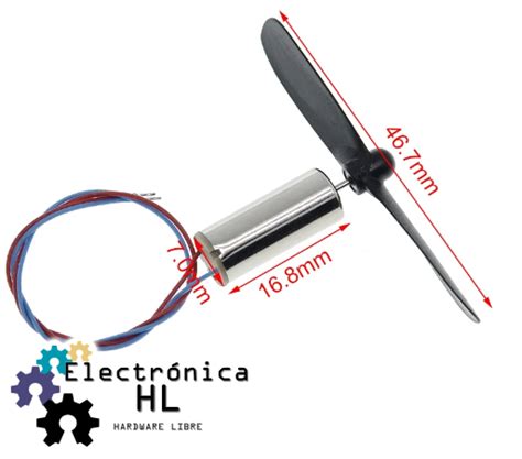 Motor Y Helice Para Drone Electronica Hl