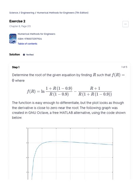Numerical Methods For Engineers 9780073397924 Exercise 2 Quizlet Pdf Numerical