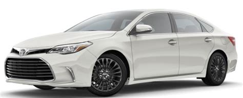 2018 Toyota Avalon Color Options