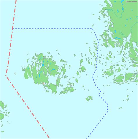 奥兰群岛地形图 芬兰地图查询