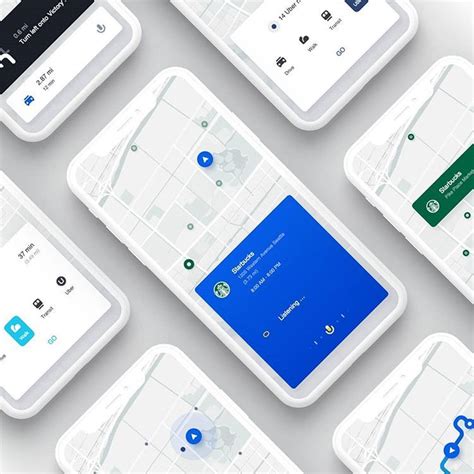 ui8 在 instagram 上发布：“map ui kit map ui kit for ios and auto made for