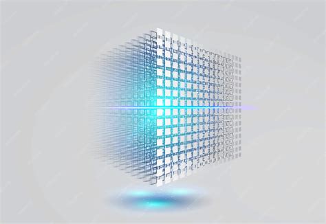 Premium Photo Big Data Cube 3d Geometric Cube From Small Pieces Data Storage Block Chain