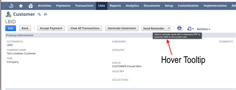 Explain Custom Buttons With A Hover Tooltip Free Script For Netsuite Users Limebox