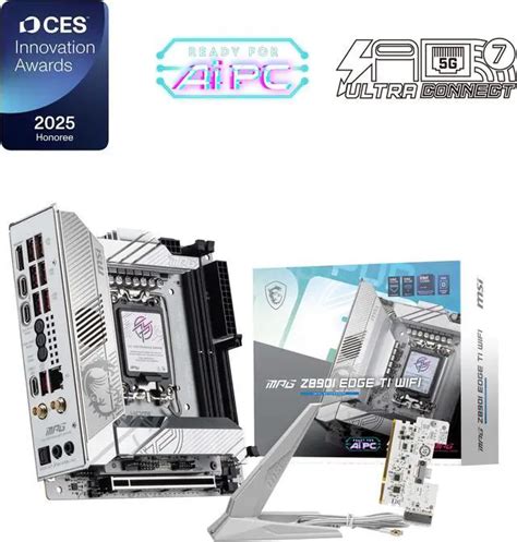 Msi Mpg Z890i Edge Ti Wifi Lga 1851 Mini Itx Motherboard