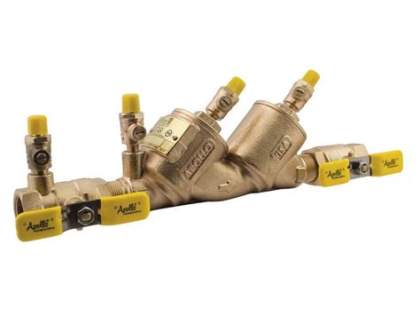 1 Bronze Backflow Preventer Dual Check Valve Lead Free
