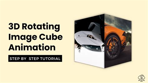 3d Rotating Image Cube Animation In Wordpress Using Css 3d Image Box Youtube