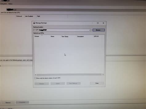Is There A Way To Copy Gpo From One Server To Another Ive Tried Backing Up And Copied It And