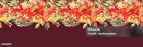 모란 꽃 단풍 아름 다운 수채화 테두리 프레임 분기 한다 손으로 그리는 사랑 스러운 그림 인사말 카드 결혼식 생일 베이비 카드 초대장에 사용할 수 있습니다 0명에 대한 스톡