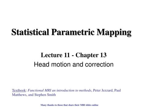 Ppt Statistical Parametric Mapping Powerpoint Presentation Free