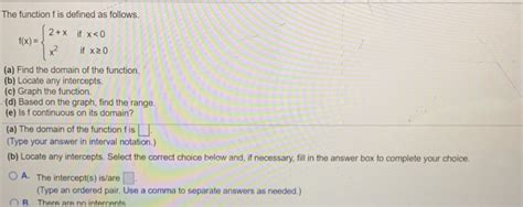 solved the function f is defined as follows 2 x if x