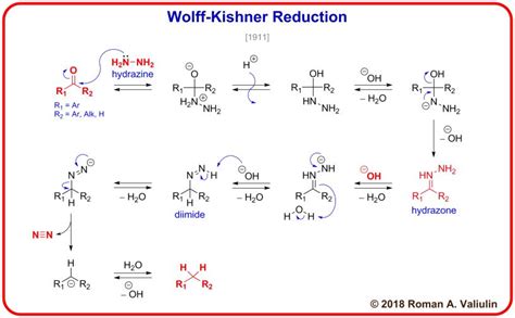 99 Wolff Kishner Reduction 1911 Chemistry Education Teaching
