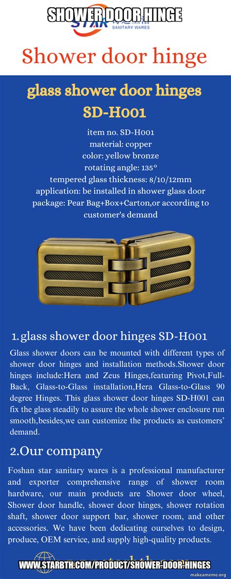Shower Door Hinge Starbth Com Product Shower Door Hinges Upgrade Your Shower With Starbth