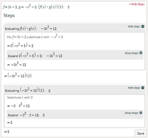 Symbolab Blog Intermediate Math Solutions Functions Calculator Function Composition