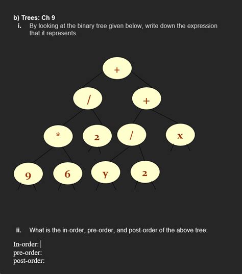 Solved B Trees Ch 9 I By Looking At The Binary Tree Given