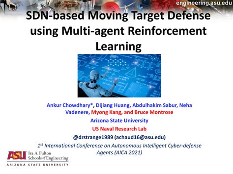 Pdf Sdn Based Moving Target Defense Using Multi Agent Reinforcement Learning