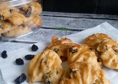Resep Kue Kering Kismis 3k Raisin Cookies Oleh Bubunirma Cookpad