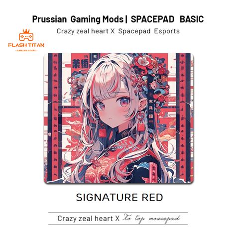 Lót Chuột Gaming Spacepad Prussian Pad Chuột Chơi Game Chống Trượt Hỗ Trợ Chơi Game Văn