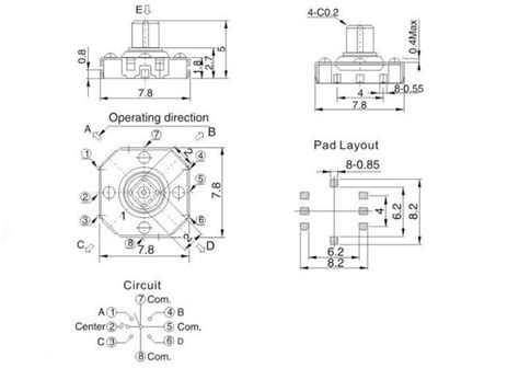 5 Way Navigation Switch Suppliers And Manufacturer China Factory