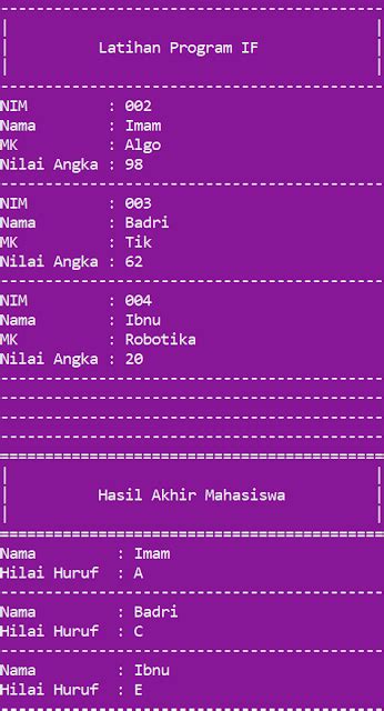 Contoh Program C Input Output Dan Percabangan If Teachmesoft