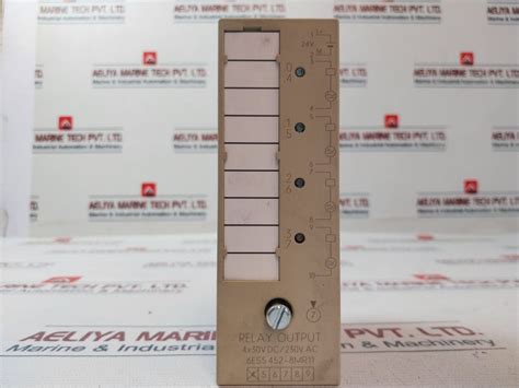 Siemens Simatic 6es5 452 8mr11 Relay Output Module Aeliya Marine