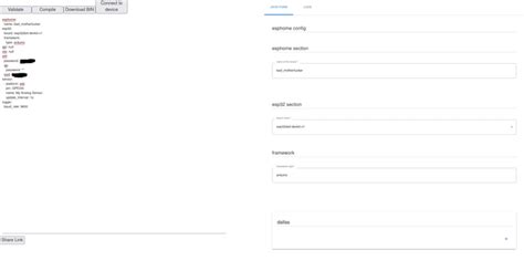 esphome configuration app r esphome