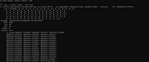 fmin cobyla result violates constraint · issue 13952 · scipy scipy · github