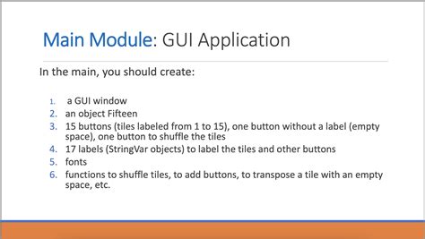 Solved Complete Fifteenpy Methods And Use It To Create
