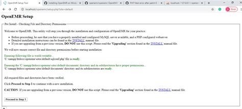 Installing Openemr On Window · Issue 3260 · Openemropenemr · Github