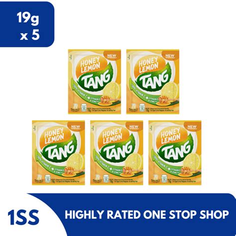 Tang Honey Lemon Instant Drink Mix 19g Set Of 5 Lazada Ph