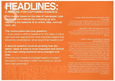 Make Thinking Visible Routines Artofit