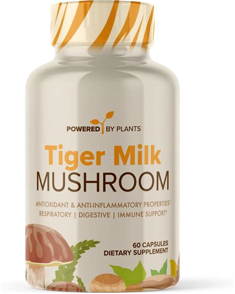 Tiger Milk Mushroom Supplement 500mg Lignosus Rhinocerus