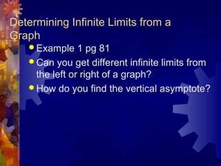 Infinite Limits PPT