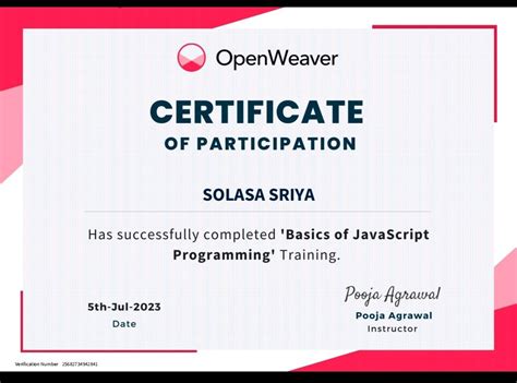 Solasa Sriya On Linkedin Openweaver Javascript