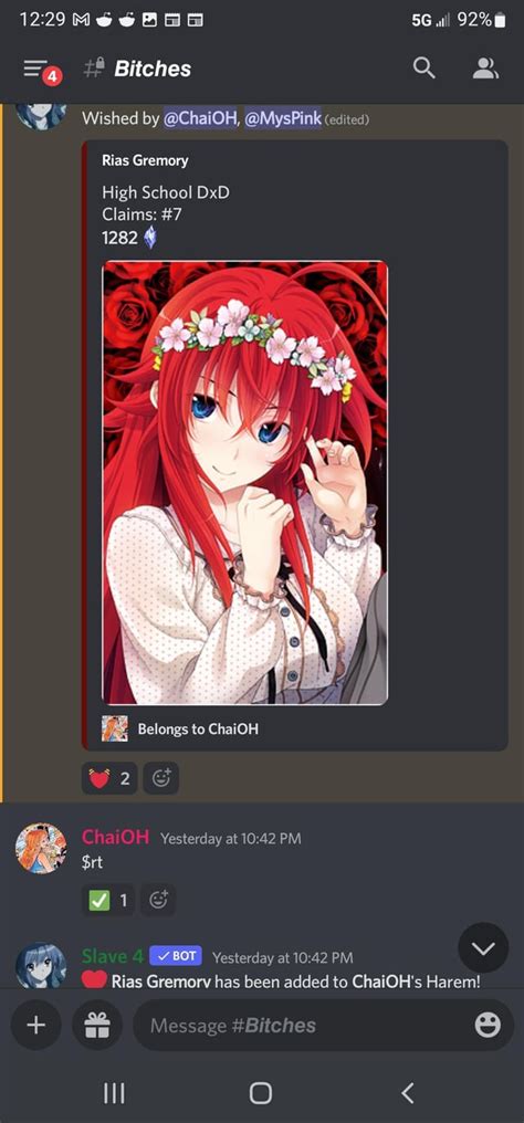 Your Wish Is My Command R Mudae