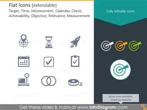 SMART Goals Template PPT Diagrams