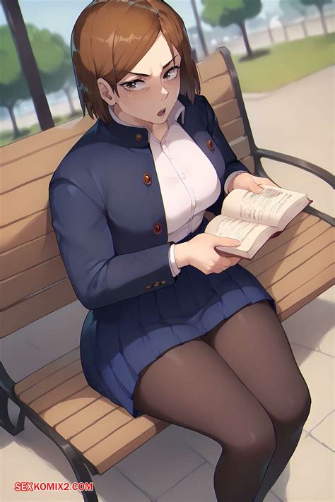 Порно комикс Kugisaki Nobara Azure секс комикс брюнетка читала книгу Порно комиксы на