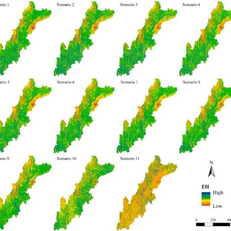 Spatial Distribution Of Ecosystem Vigor V Organization O