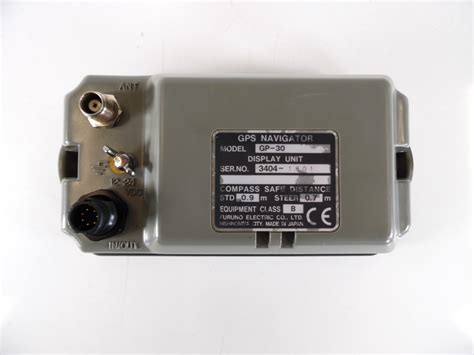 Furuno Gp 30 ~ 4 5 Monochrome Gps Navigator And Receiver ~ Tested Max Marine Electronics