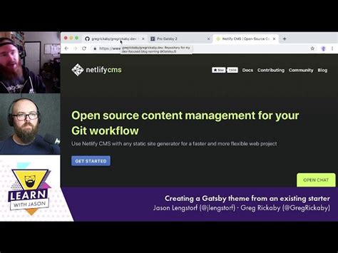 Free Video Convert An Existing Gatsby Site To A Theme Learn With Jason From Learn With Jason
