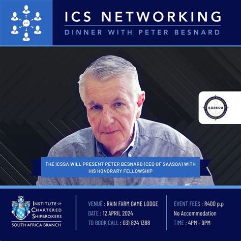 Institute Of Chartered Shipbrokers South Africa On Linkedin Please Join Us At Our Networking