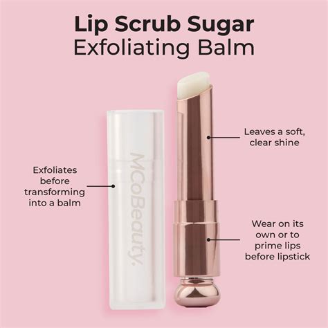 Lip Scrub Sugar Exfoliating Balm Mcobeauty