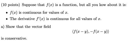 Solved Points Suppose That F X Is A Function But All Chegg